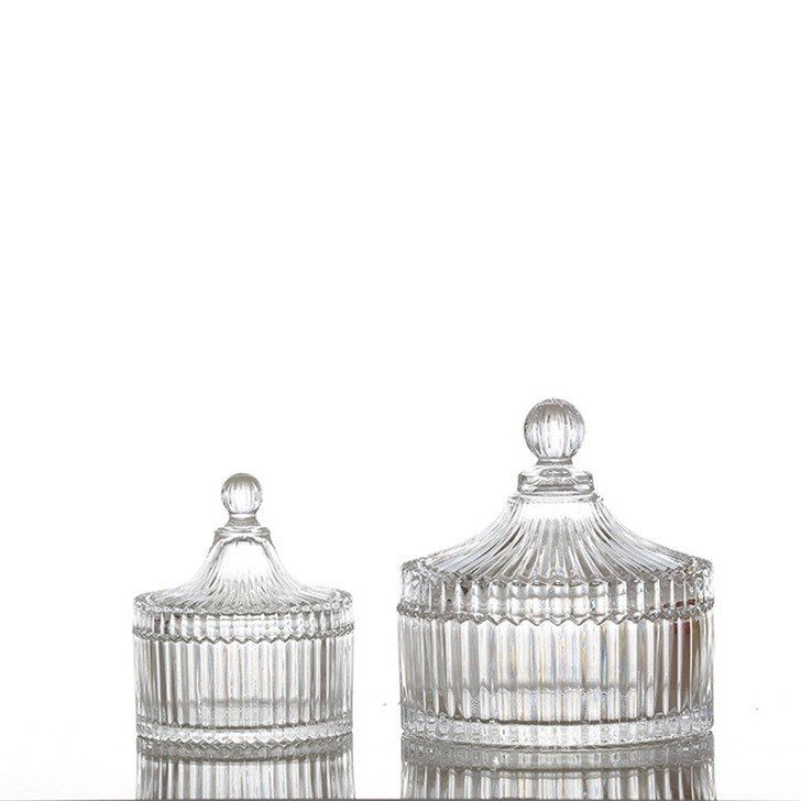 High Borosilicate Glass  jar, honey storage jar sealed air tight glass Jam Jar with wood lid